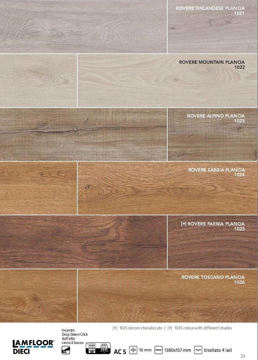 Pavimento in laminato VIRAG Longwood Dieci